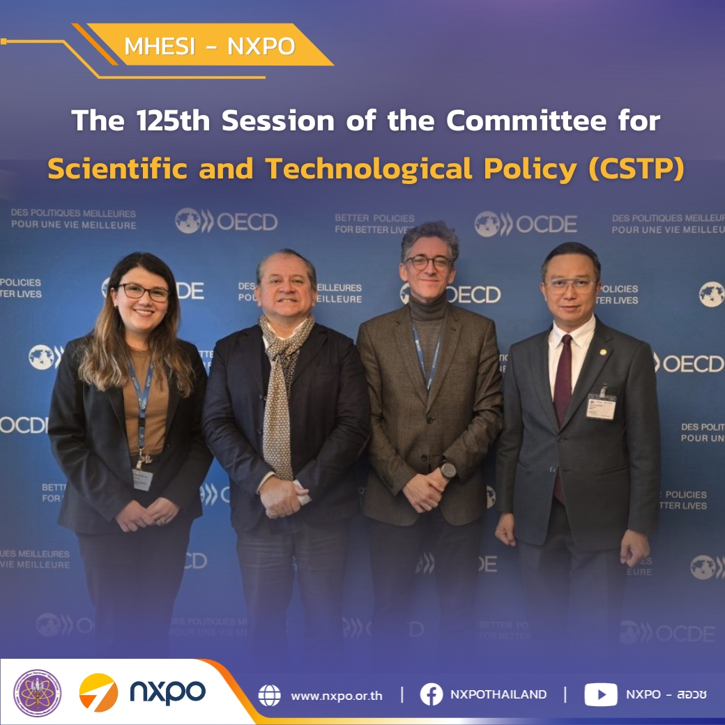 MHESI-NXPO presents Thailand’s synthetic biology vision at OECD’s 125th ...