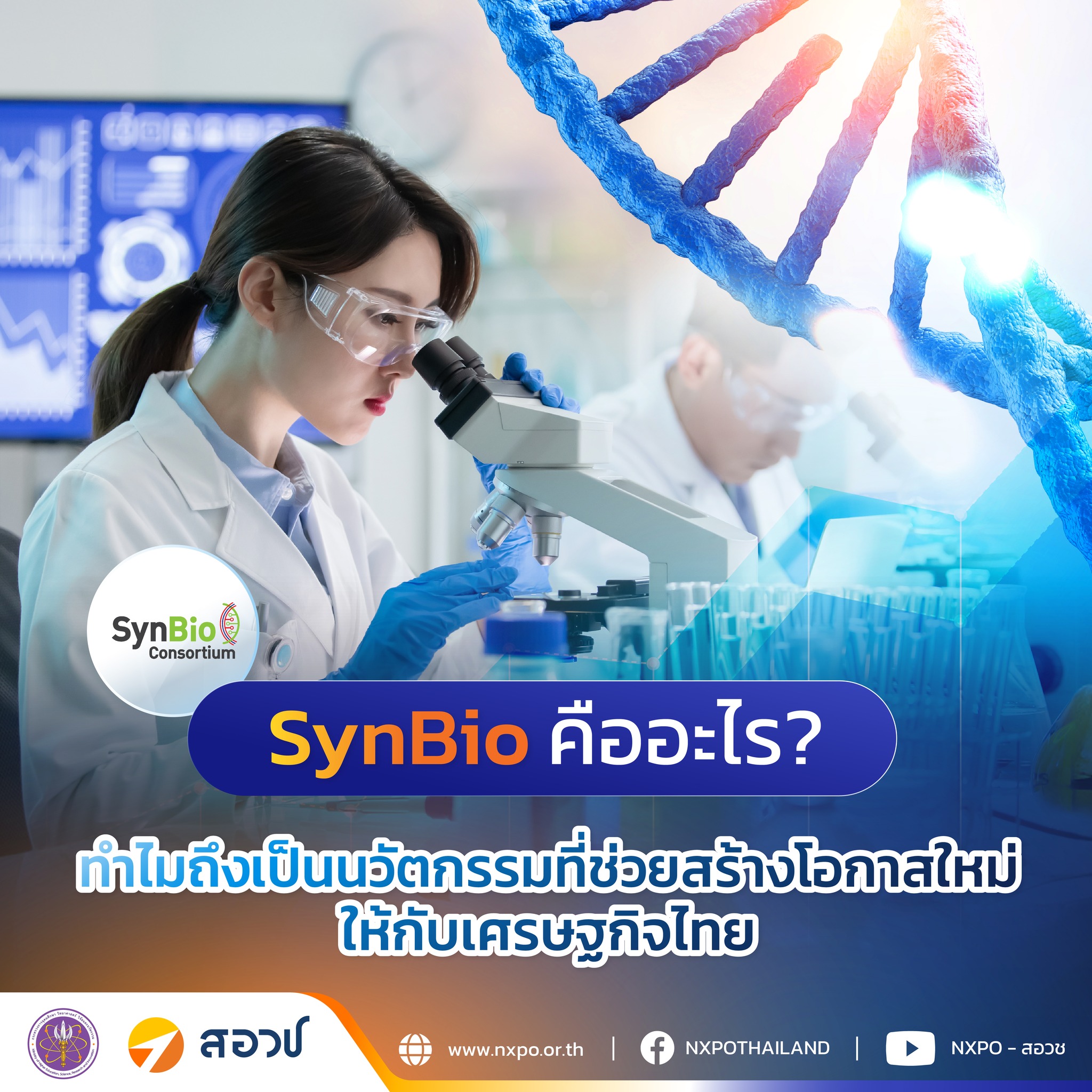 “Synthetic Biology หรือ SynBio” คืออะไร? ทำไมถึงเป็นนวัตกรรมที่ช่วย ...